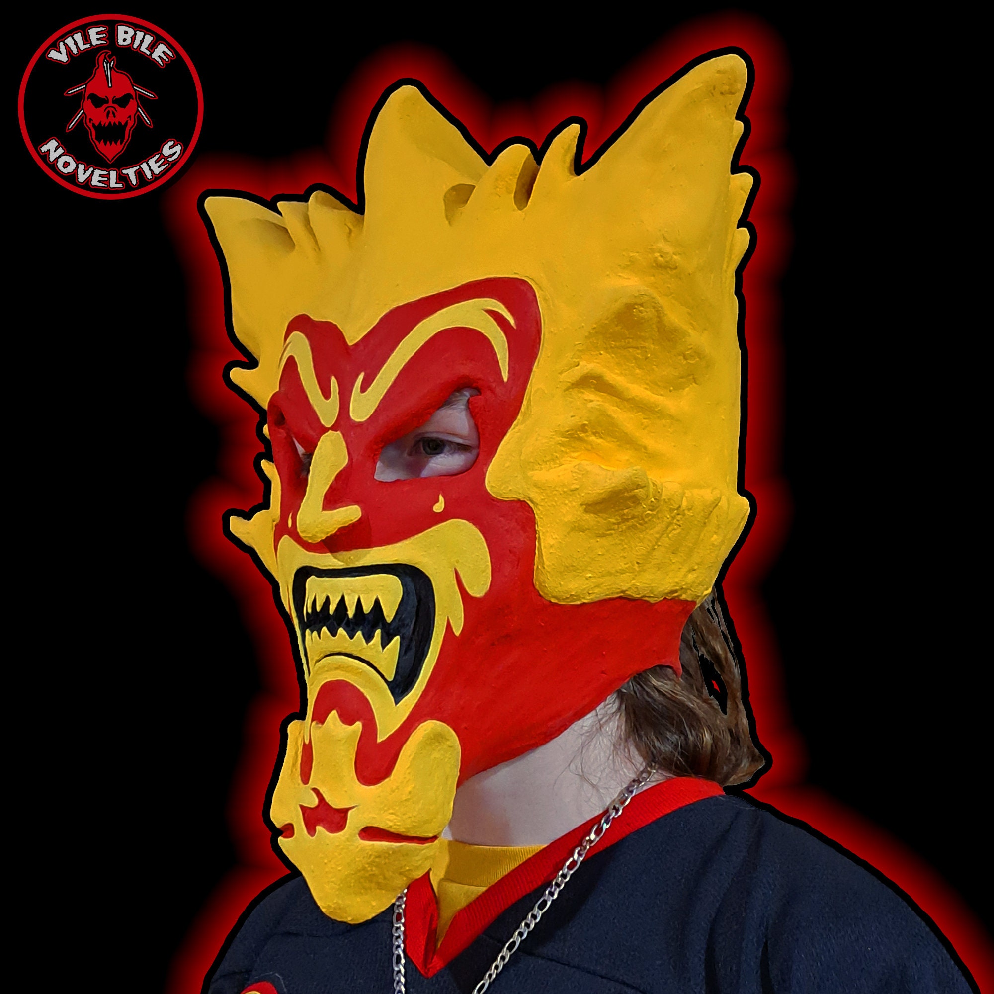 ICP Jake Jeckel Mask Latex Fullhead Wearable Display Insane Clown Posse ...