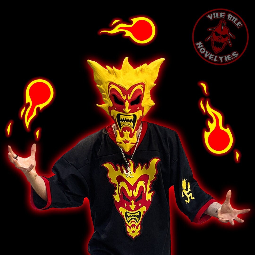 In Stock ICP Jake Jeckel Latex Mask WEARABLE Insane Clown Posse Amazing ...