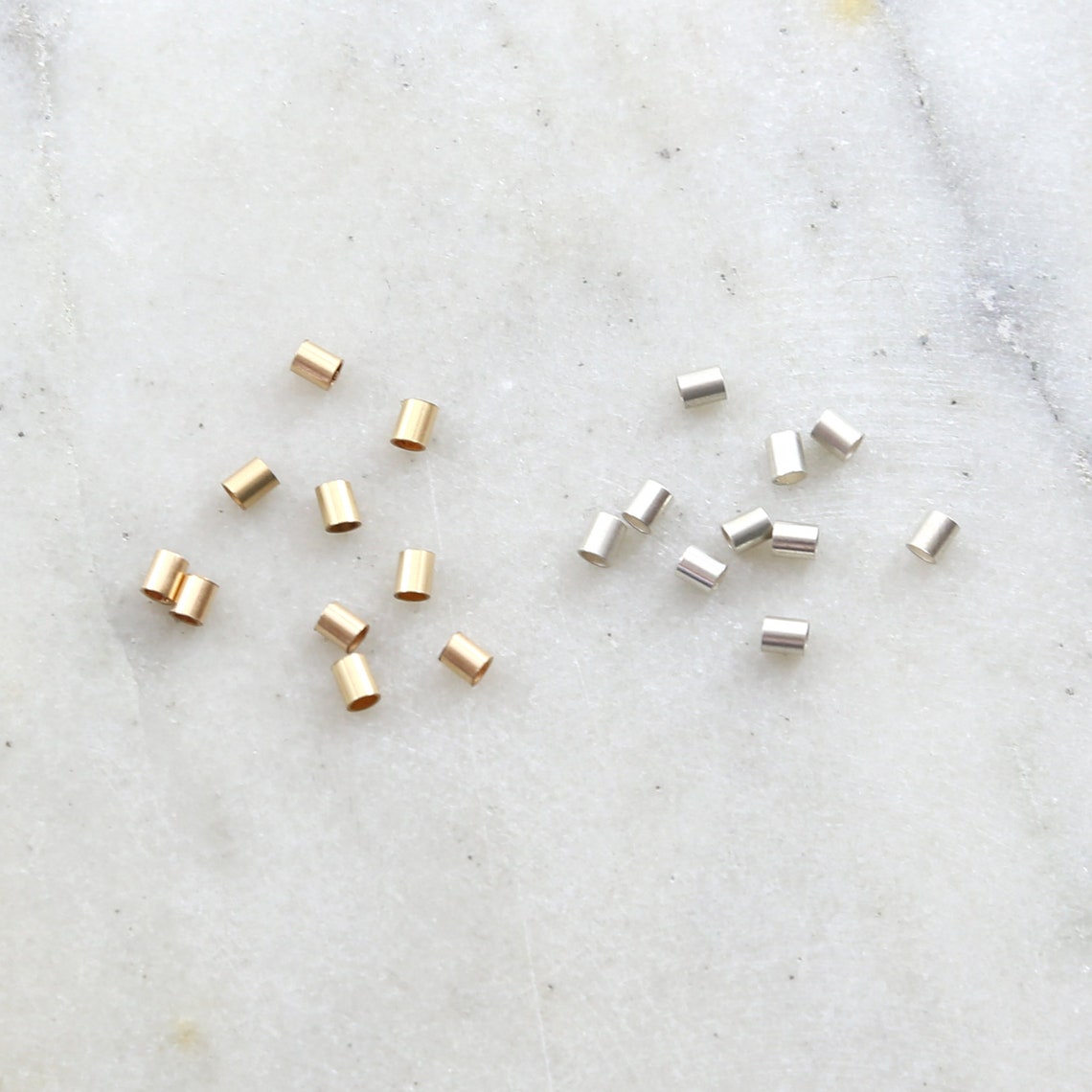 10 Pieces Large Crimp Bead Tube 3mm X 3mm 925 Sterling Silver - Etsy