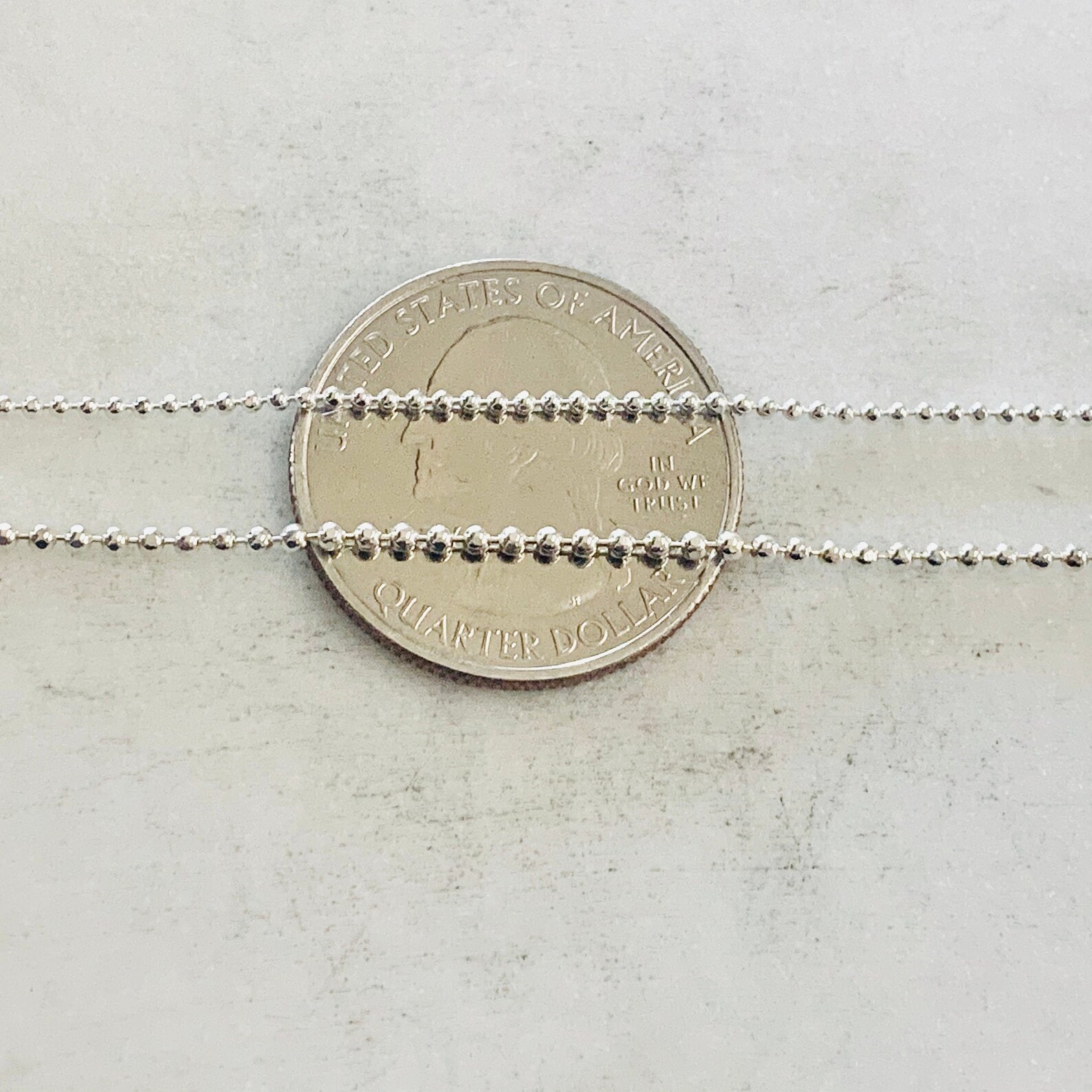 Ready to Wear Finished Diamond Cut Faceted Ball Chain Sterling | Etsy