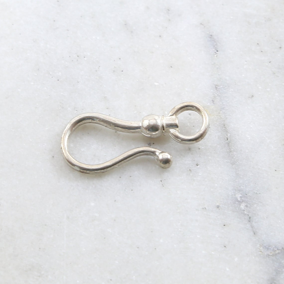 Sterling Silver Large Heavy Duty Smooth Shiny Hook Clasp - Etsy