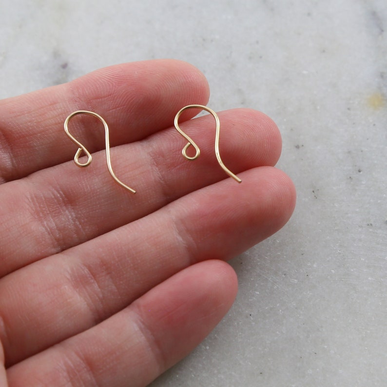 1 Pair Minimal Ear Wire Earring Wires Earring Hook Component - Etsy