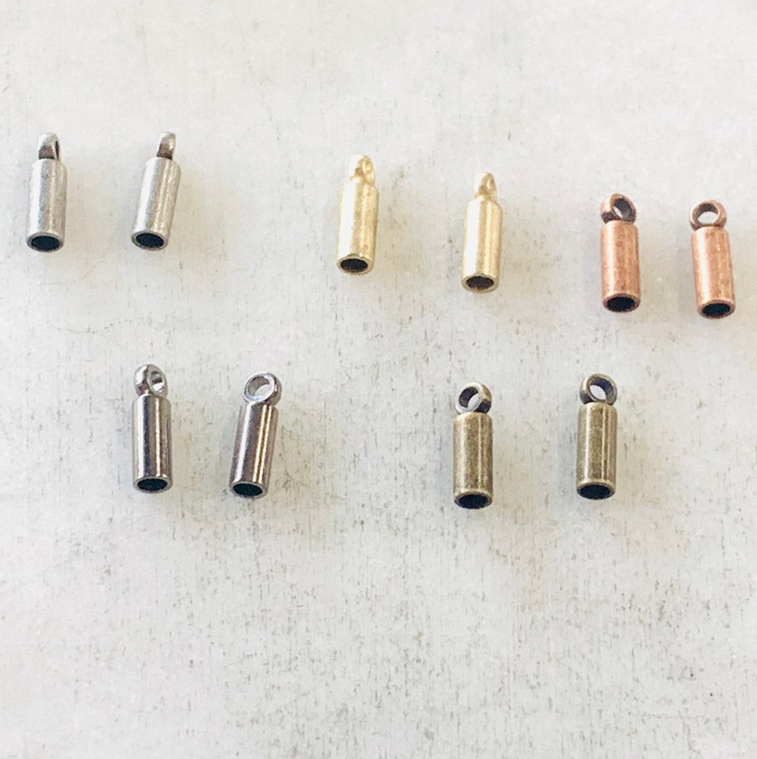 5 Sets - 10 Pieces Small 1.25mm Opening Base Metal Beading Chain Glue ...