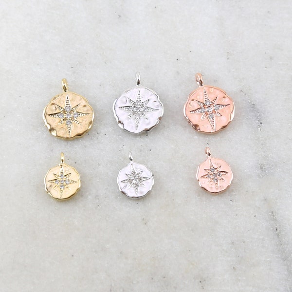 North Star Charm - Etsy