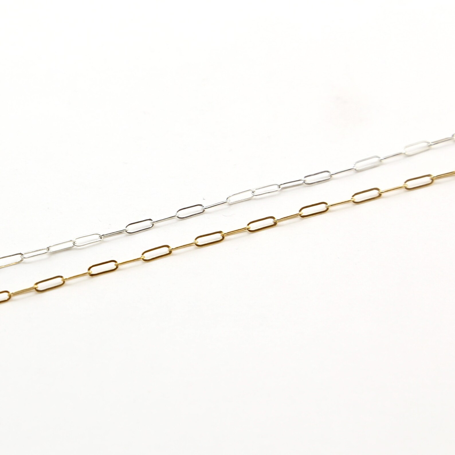 2mm X 5mm Delicate Elongated Flat Rectangle Cable Chain Box - Etsy