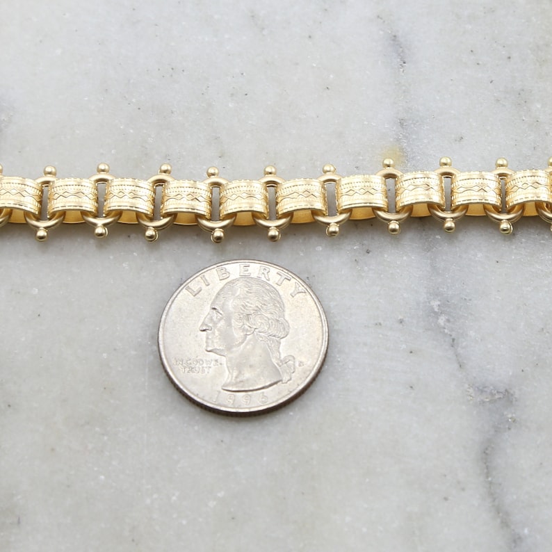 Base Metal Large Fancy Detailed Oval Chain with Dotted Ovals | Etsy