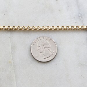 Base Metal Plated Chain Thick Sturdy Oblong Circle Chain in 7 Finishes ...