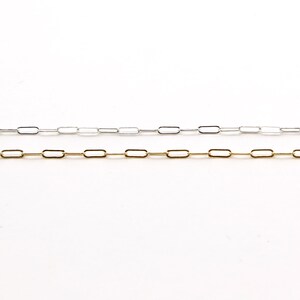 2mm X 5mm Delicate Elongated Flat Rectangle Cable Box Chain 14K GF ...