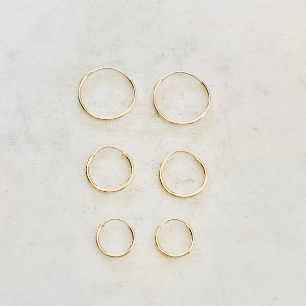 Endless Hoop Earring - Etsy