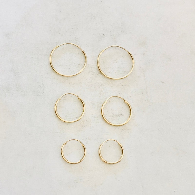 Endless Hoop Earring - Etsy