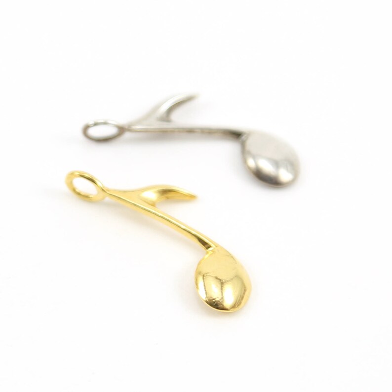 Large Musical Eighth Note Artist Singer Music Charm Pendant in | Etsy