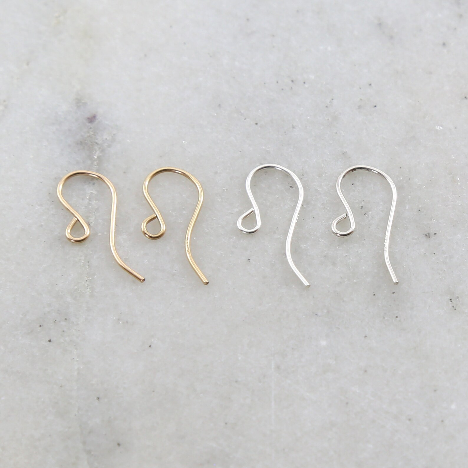 1 Pair Minimal Ear Wire Earring Wires Earring Hook Component in ...