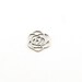 Sterling Silver Flat Rose Outline Silhouette Beautiful Rose - Etsy