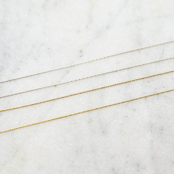 Thin Delicate Chain - Etsy