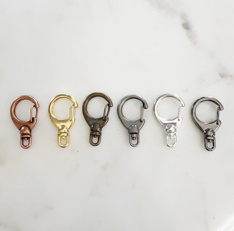 2 Piece Push Gate Swivel Clasp Choose Your Style 33mm Clasp Jewelry ...