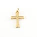 14K Gold Filled Textured Cross Charm Religious Spiritual Pendant - Etsy