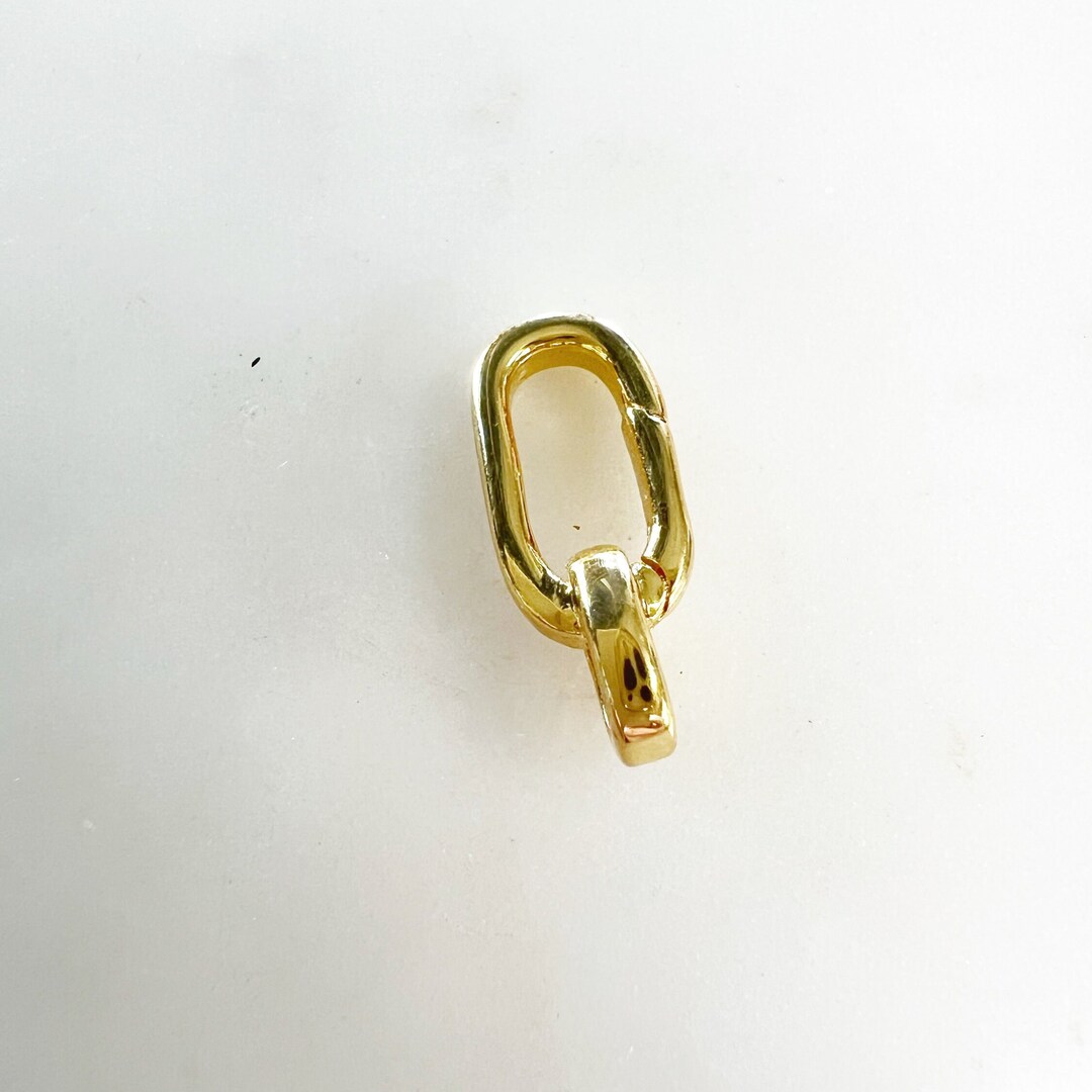 Small U Shape Lever Push Gate Clasp Jewelry Making Supply Clasp Finding ...