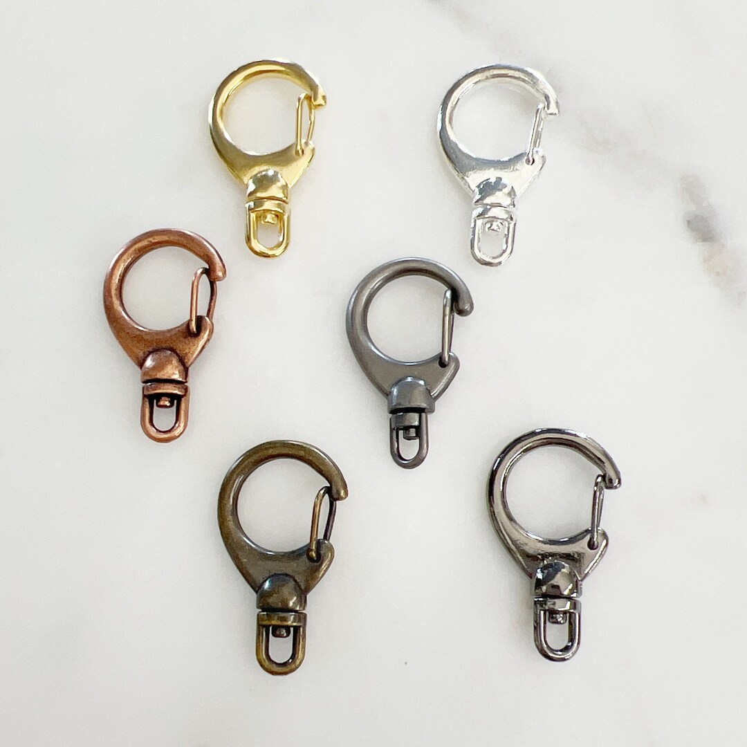 2 Piece Push Gate Swivel Clasp Choose Your Style 33mm Clasp Jewelry ...