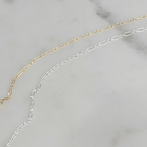 Sturdy Long and Short Rectangle and Circles 5mm X 3mm SS Chain or 5.3mm ...