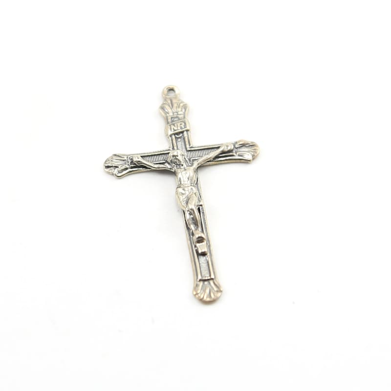 Sterling Detailed Cross - Etsy