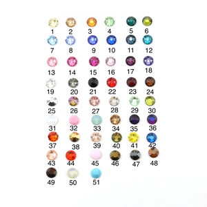 Size 20ss=4.6mm-4.8mm Austrian Crystal Flat Back Crystal Rhinestone ...