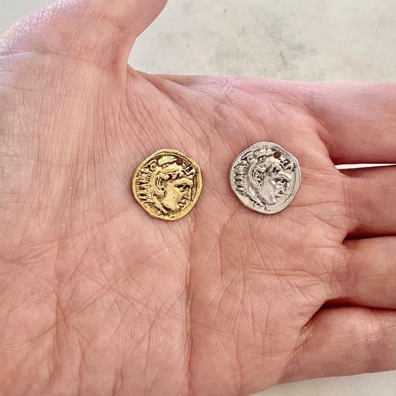 Ancient Greek Coin Symbol Double Sided Sculpture Medallion - Etsy
