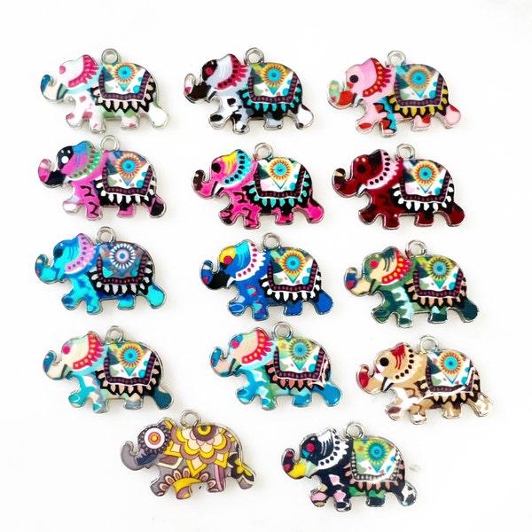 Elephant Charm - Etsy