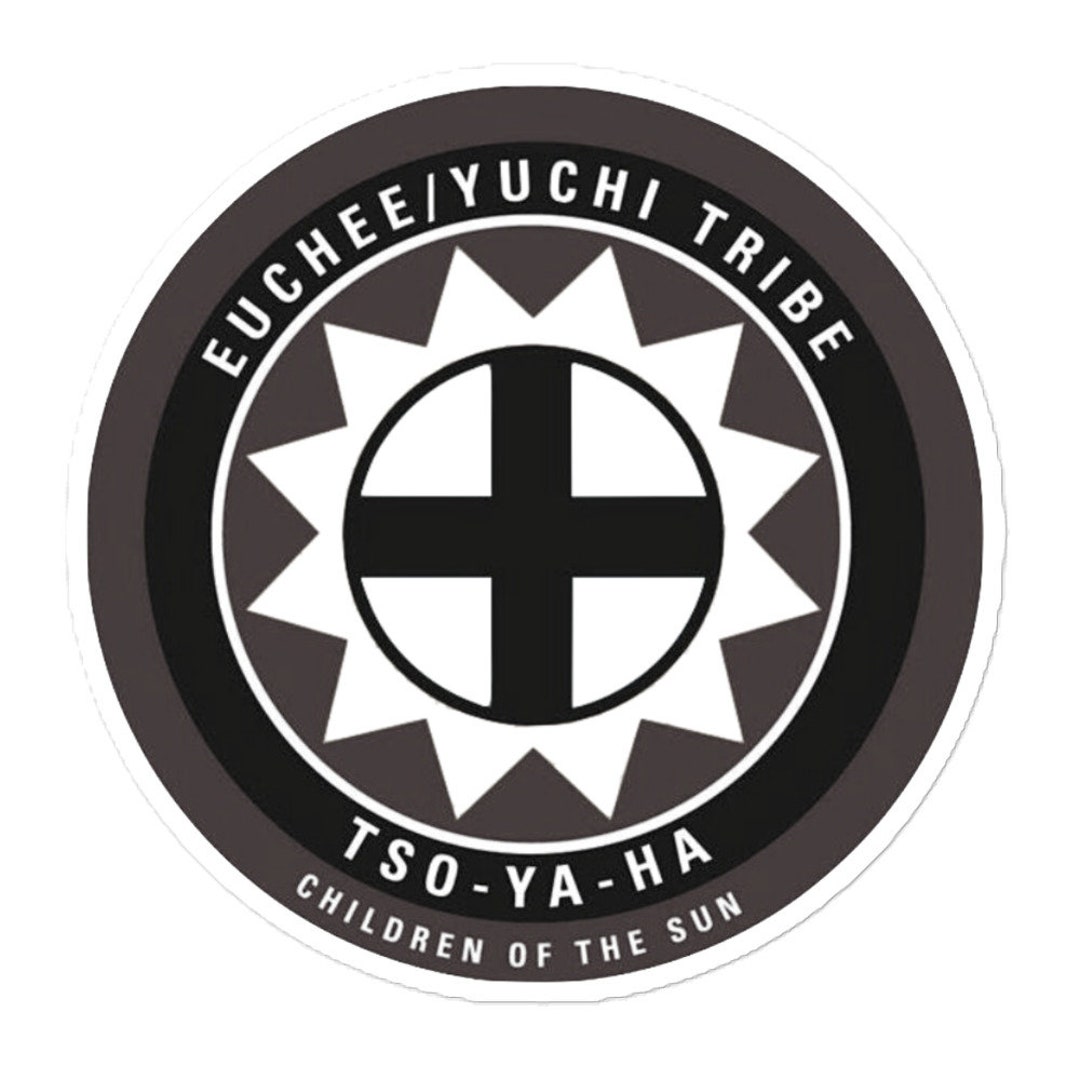 Yuchi Euchee Tribe Seal & Symbol Round Vinyl Decal Stickers - Etsy