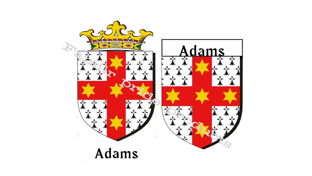 2 Adams Family Coat of Arms Downloads | Adams Family Crest Download Cut ...