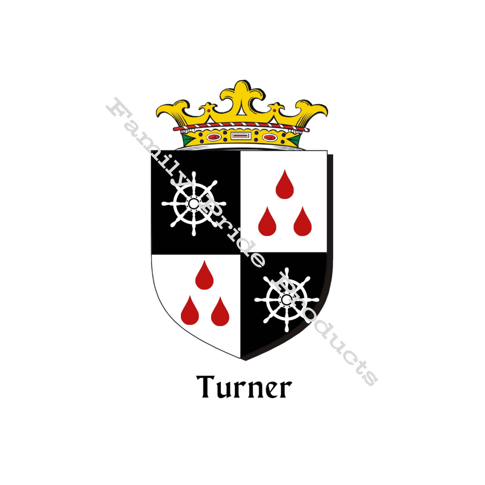 2 Turner Family Coat of Arms Downloads | Turner Family Crest Download ...
