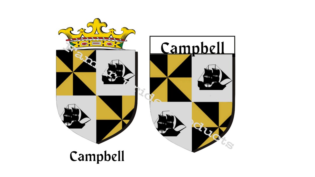 2 Campbell Family Coat of Arms Downloads | Campbell Family Crest ...
