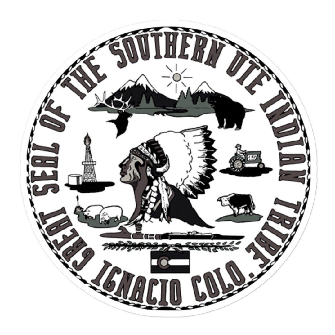 Sello y símbolo de la tribu Ute del Sur Reserva Indígena - Etsy México