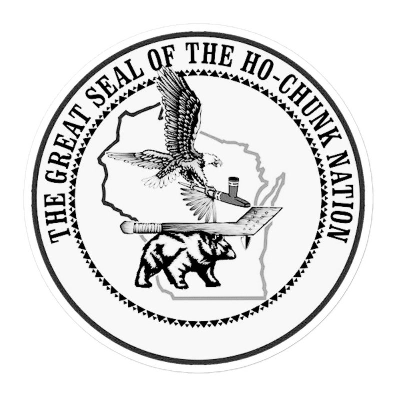 Proud to Be Ho-chunk Ho-chunk Nation Symbol Round Vinyl - Etsy UK