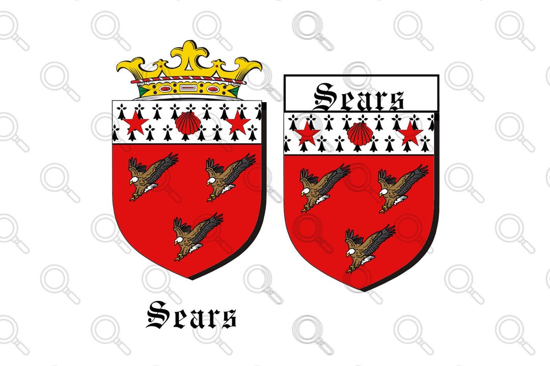 2 Sears Family Coat of Arms Downloads | Sears Family Crest Download Cut ...