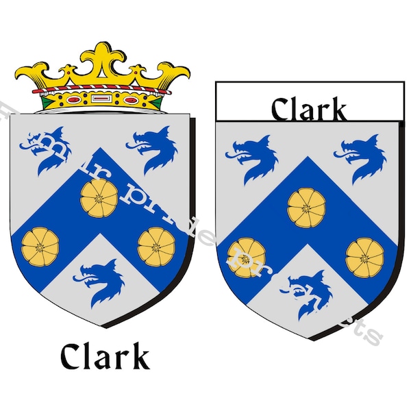 Clark Crest Svg - Etsy