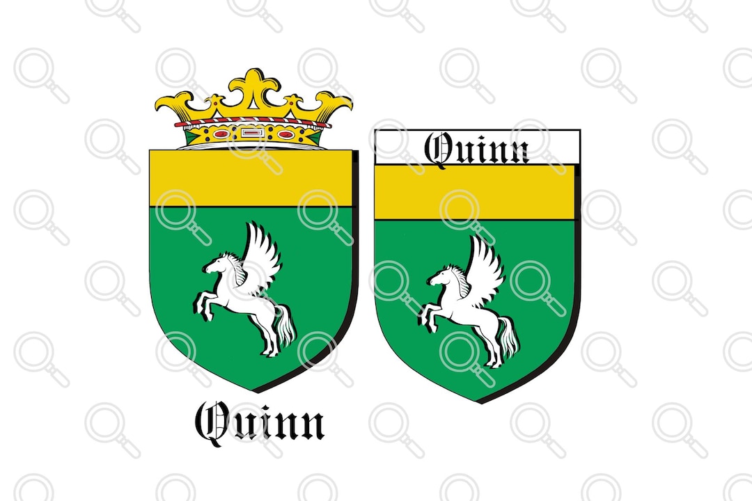 2 - Irish Quinn Family Coat of Arms PNG | Irish Quinn Family Crest ...