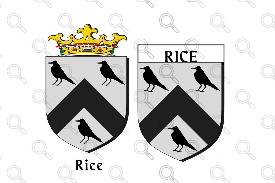 Rice Family Coat of Arms PNG | Rice Family Crest Download, Cut File for ...