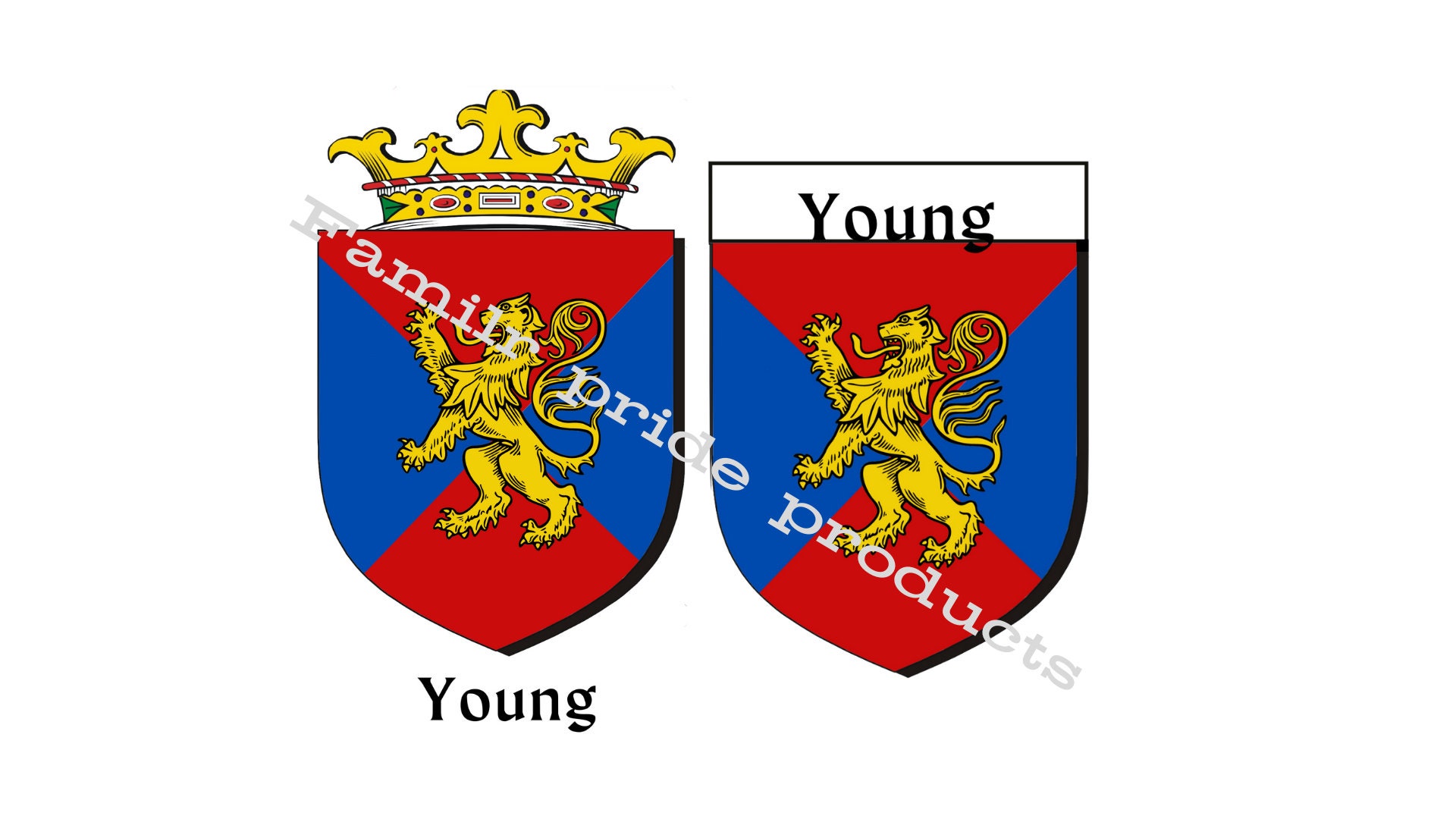 2 Young Family Coat of Arms Files | Young Family Crest Download Cut ...