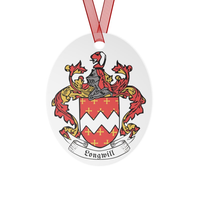 Custom Family Coat of Arms Metal Ornament Family Crest Family Surname ...