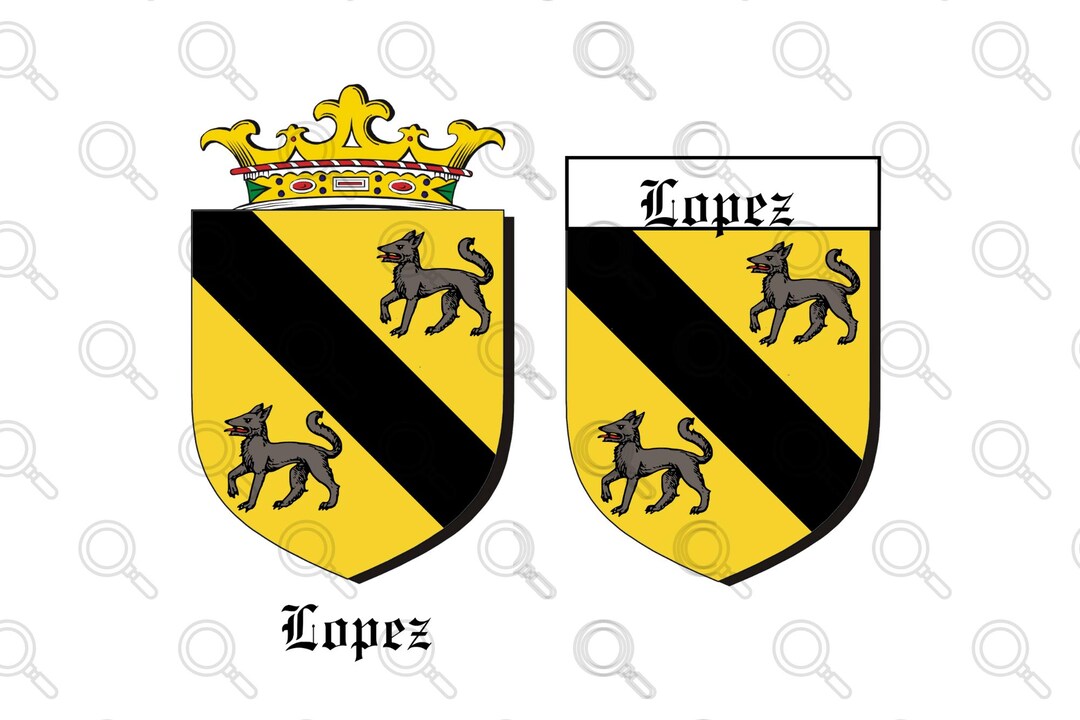 3 Lopez Family Coat of Arms Files | Surname Lopez Family Crest Download ...