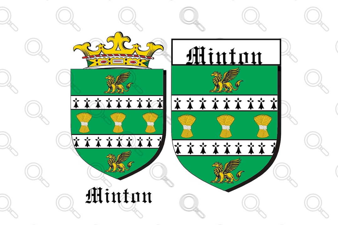 2 Minton Family Coat of Arms Files | Surname Minton Family Crest ...
