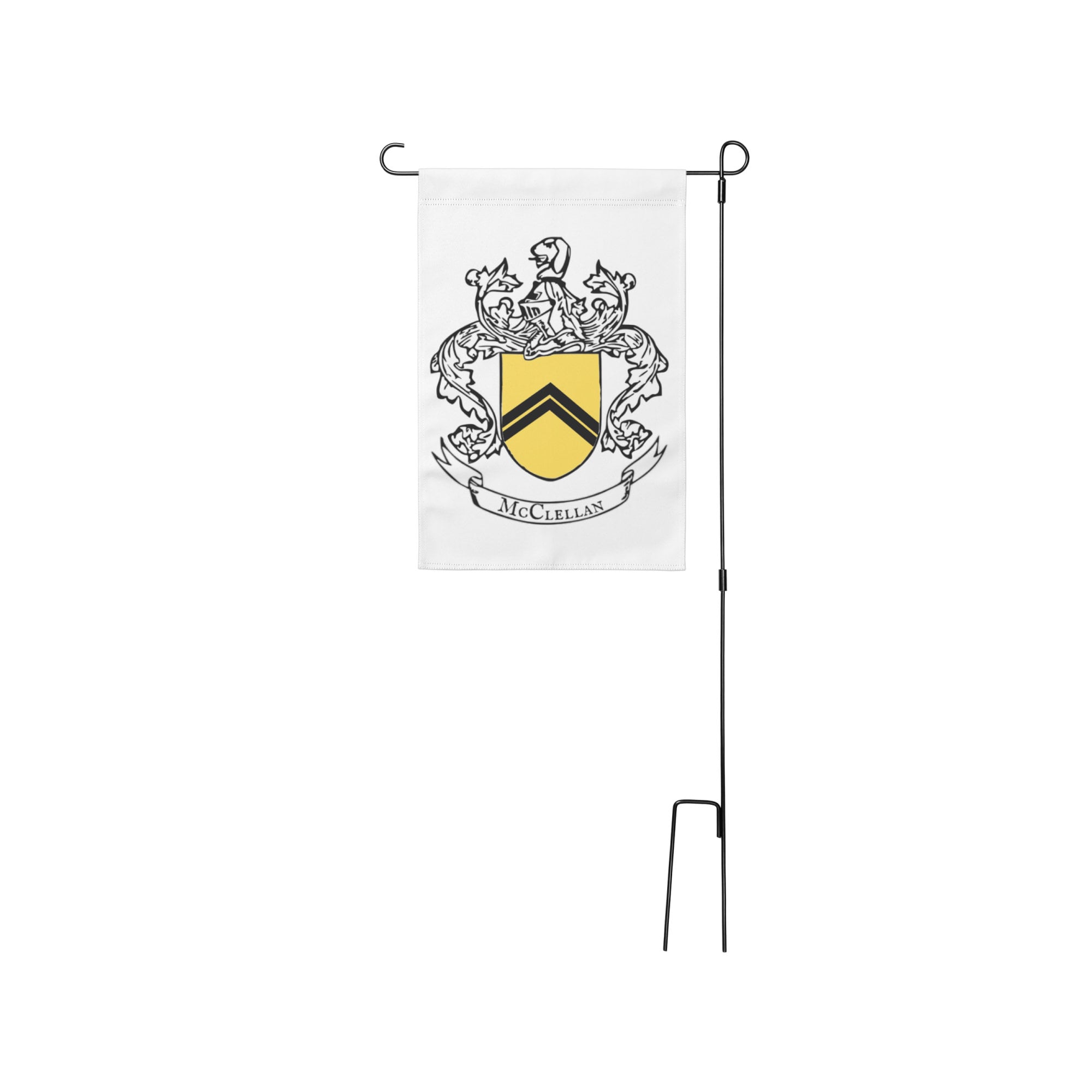 Custom Family Coat of Arms Garden Flag, Knight & Banner Style, Family ...