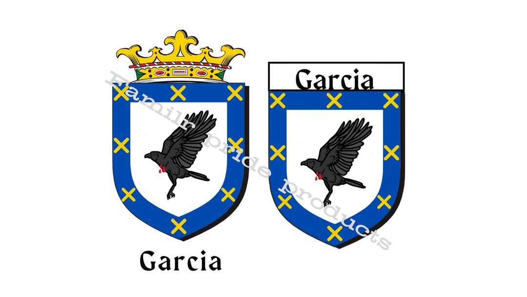 2 - Garcia Family Coat of Arms Downloads | Garcia Family Crest Download ...