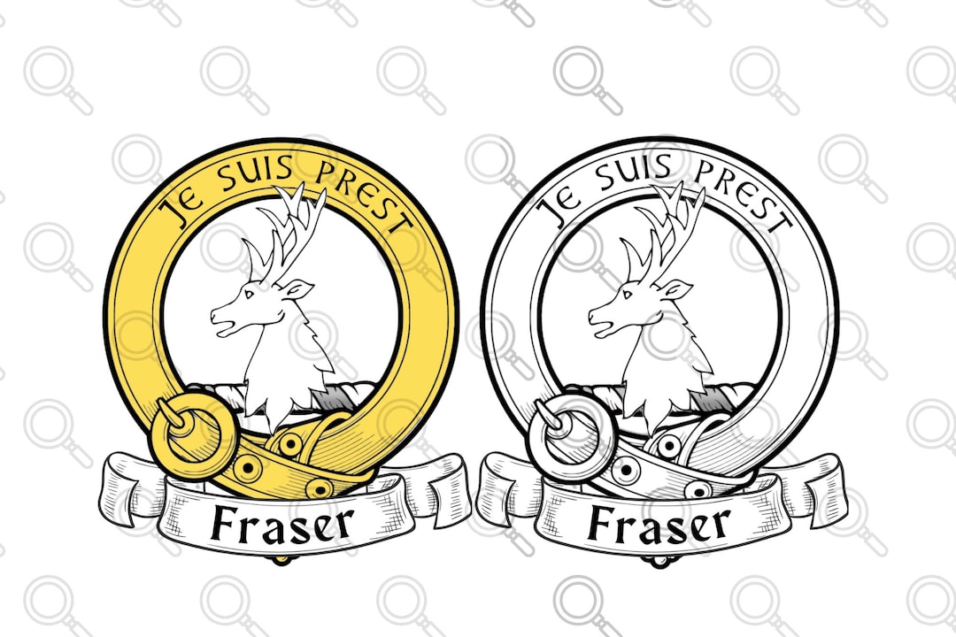 Fraser Crest Badge Png, Scottish Clan Fraser Crest, Family Crest, Coat ...