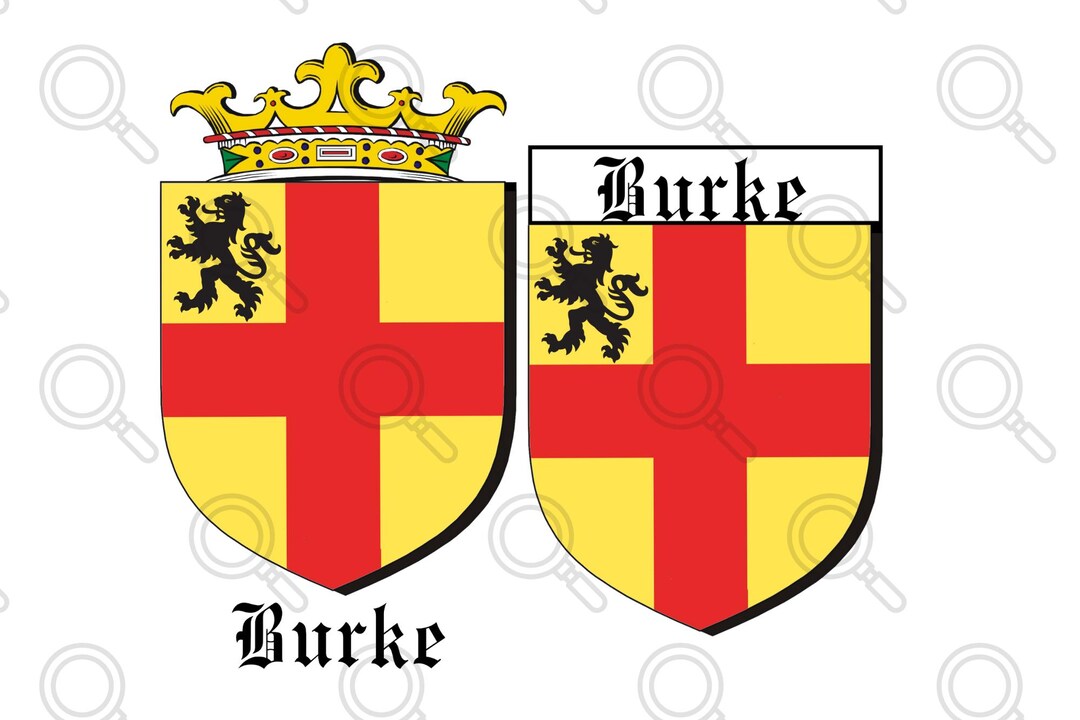 2 Burke Family Coat of Arms Files | Surname Burke Family Crest Download ...