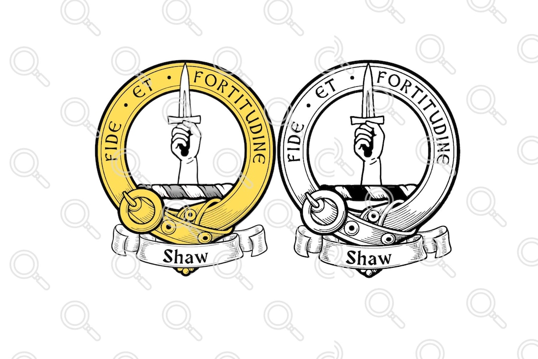 Shaw Crest Badge Png, Scottish Clan Crest, Family Crest, Coat of Arms ...