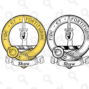 Shaw Crest Badge Png, Scottish Clan Crest, Family Crest, Coat of Arms ...