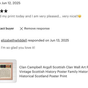 Clan Hamilton Scottish Clan Wall Art Physical Print Vintage Scottish ...