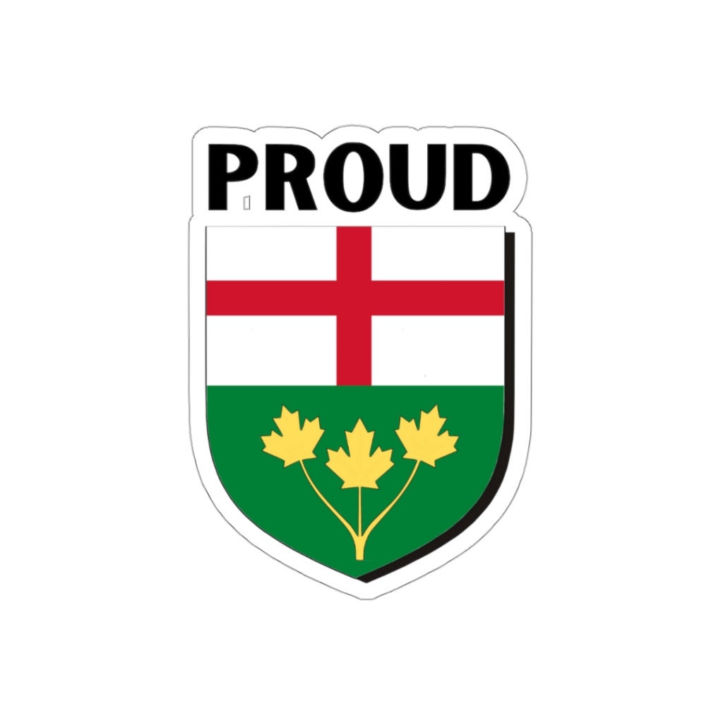 Proud British Columbia Canada Vinyl Die-Cut Stickers Proud Canadian BC ...