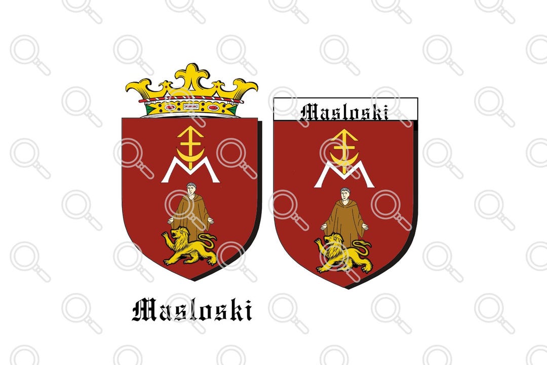 2 - Polish Masloski Family Coat of Arms PNG | Polish Masloski Family ...